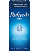 REFRESH P.M.® Preservative-Free lubricating eye ointment